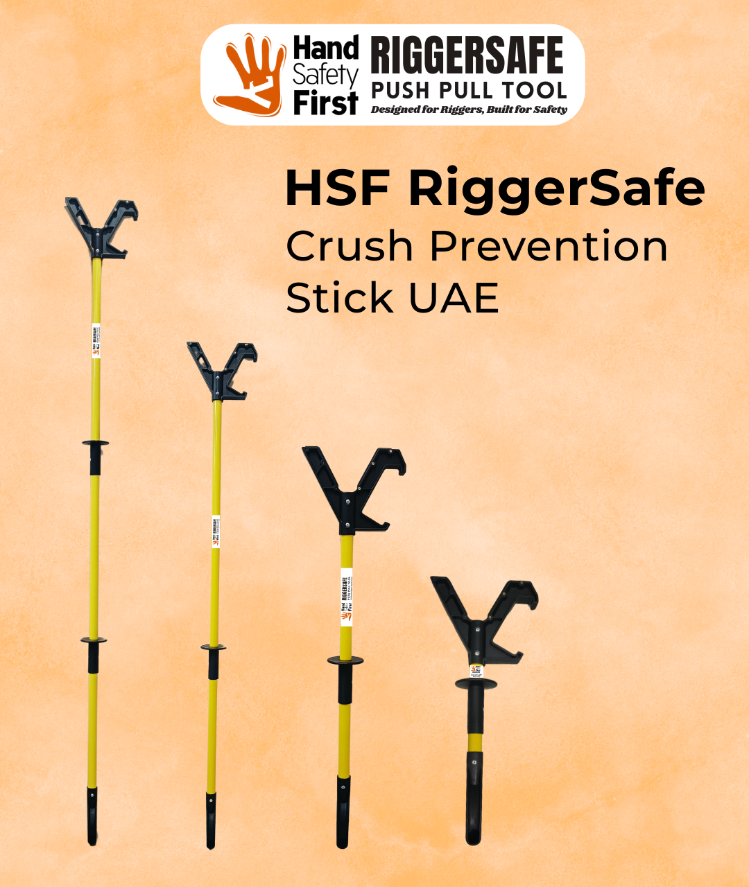 HSF Riggersafe Push Pull Hand Safety Tool Crush Prevention UAE