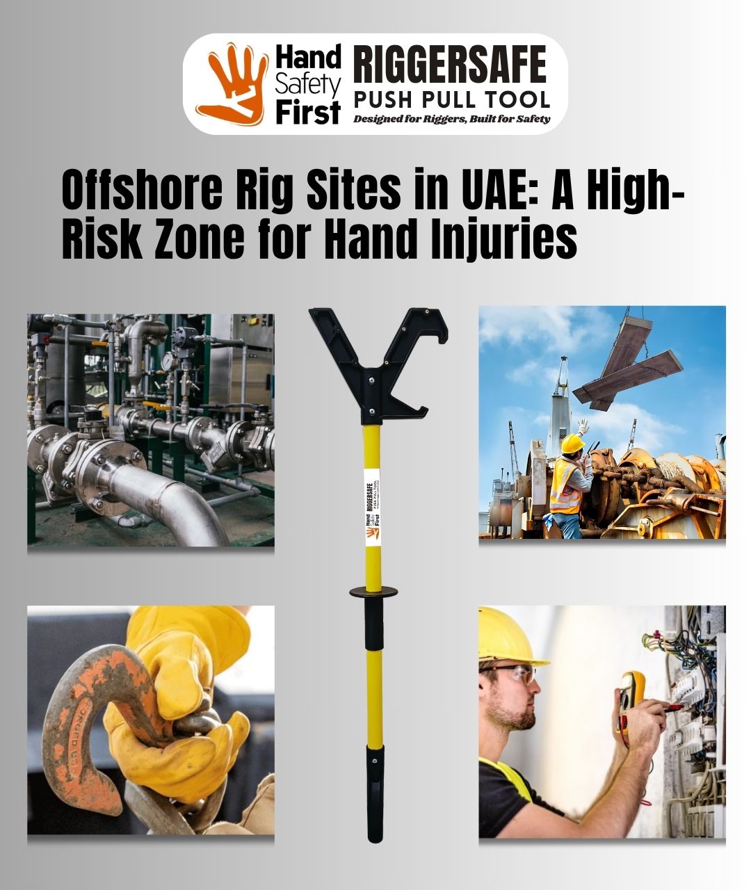 HSF Riggersafe Push Pull Hand Safety Tool - Offshore Safety Pole UAE
