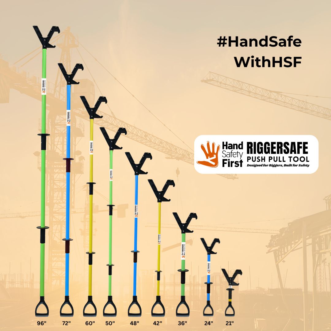 HSF Riggersafe Push Pull Hand Safety Tool - Pinch Point Injuries in ...
